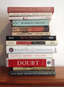 Book spine poem: The Human Cycle – Mary Hrovat